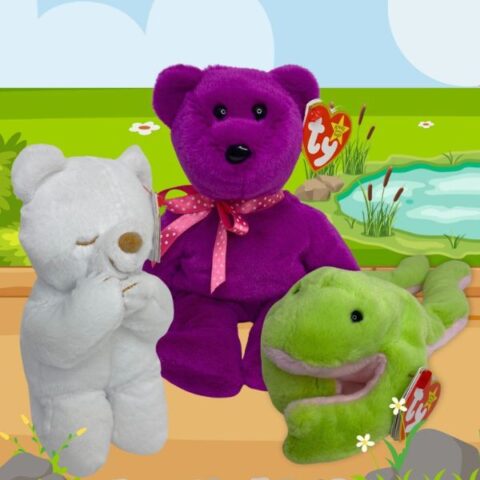 Hope Praying Bear II Original Beanie Babies | The Magical Gift Boutique